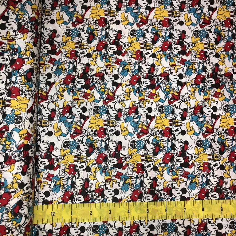 Mickey Mouse And Friends Fabric