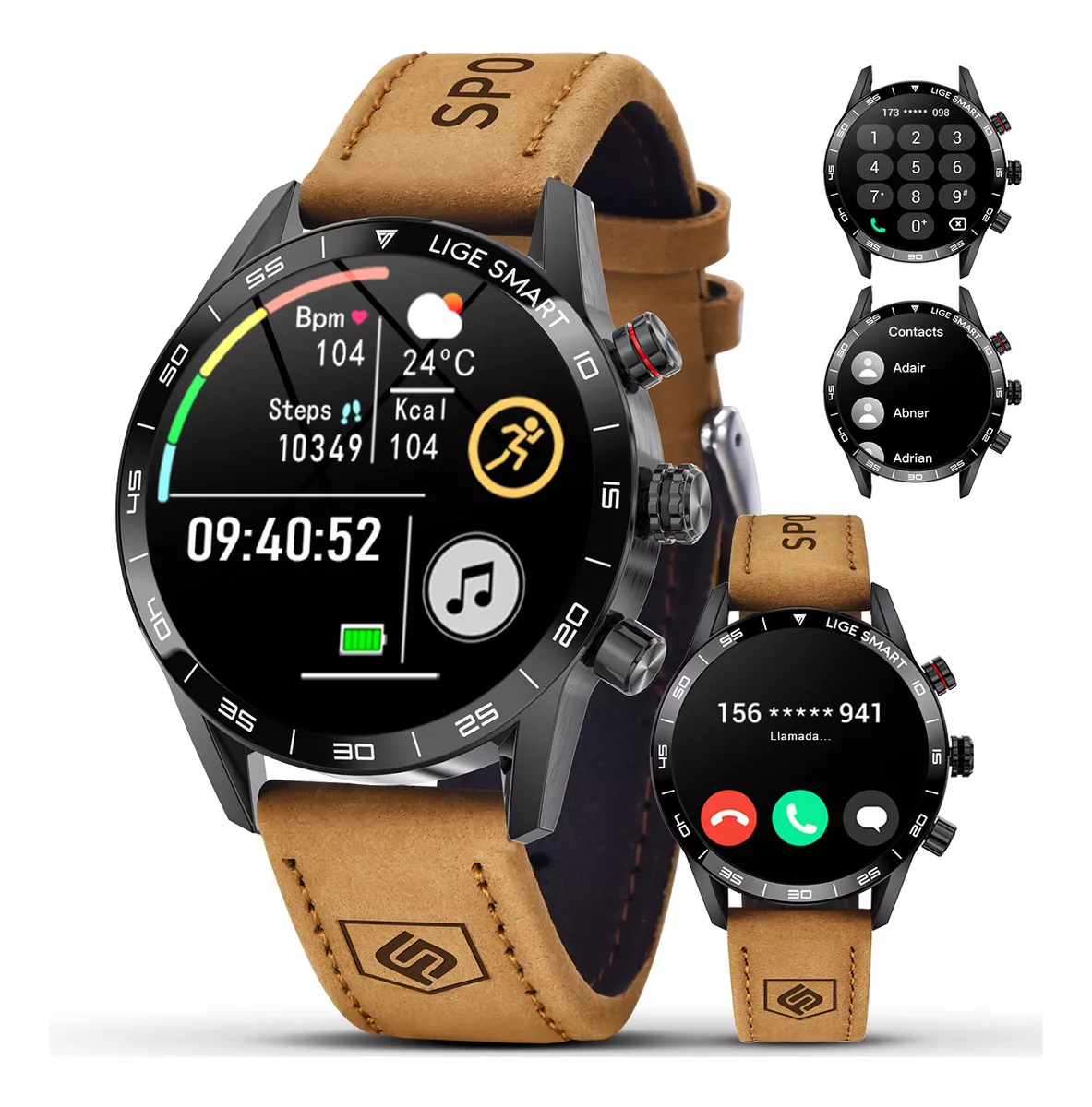 Relojes Inteligente Hombre Deportivo Smart Watch Impermeable | Bodega ...