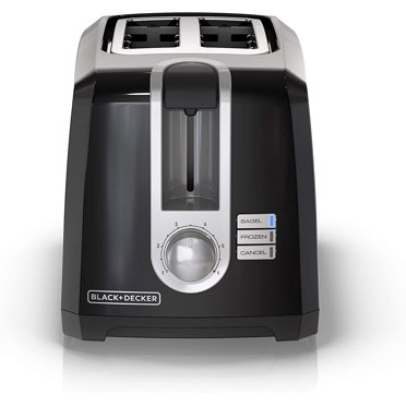 BLACK+DECKER 2-Slice Stainless Steel Toaster T2707S with Extra-wide ...