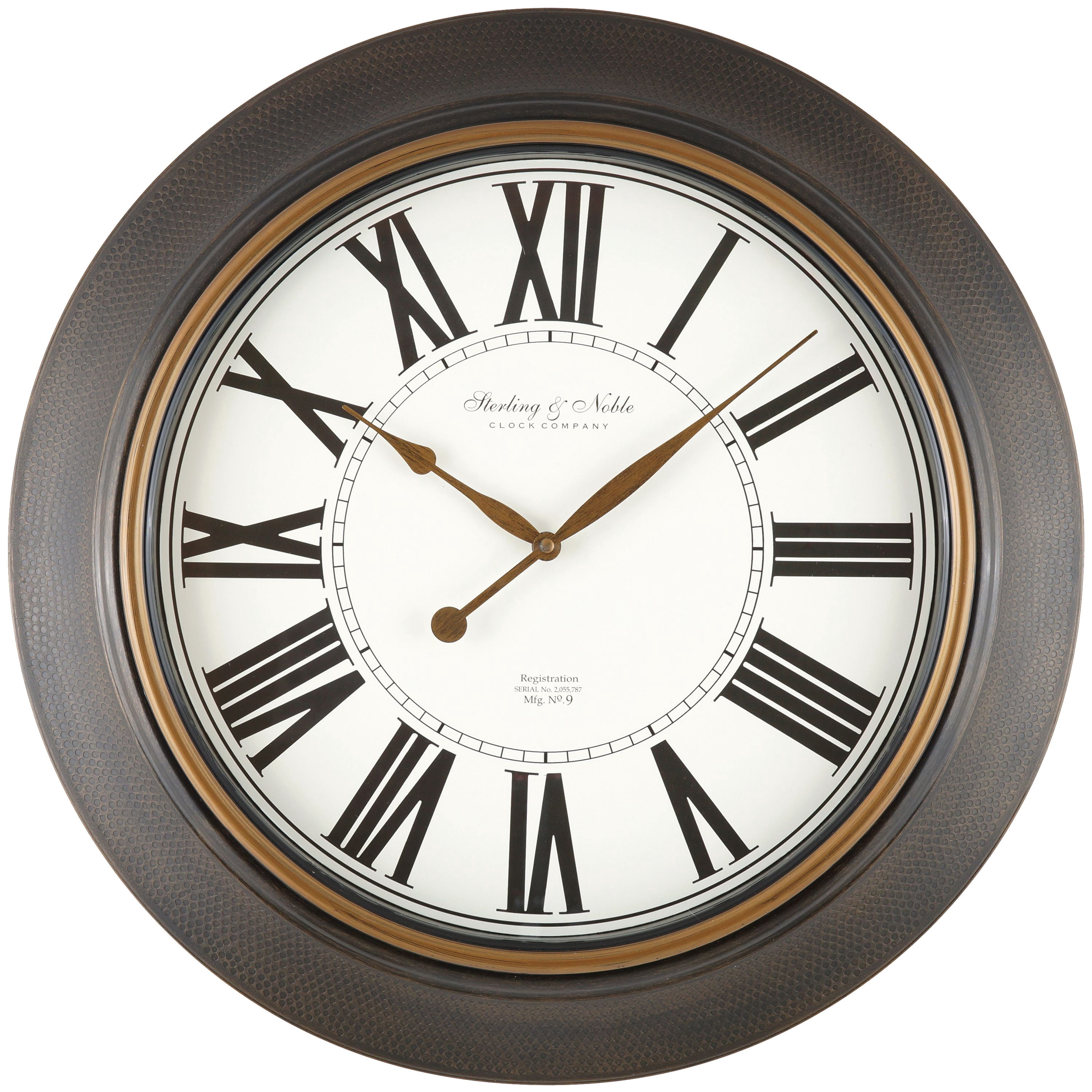 Mainstays 20 Bronze Roman Numeral Wall Clock Bronze Finish Walmart Mainstays 20 Bronze Roman Numeral Wall Clock Bronze Finish Walmart