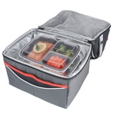 Freshware 3-Compartment Meal Prep Containers with Lids, 21-Count ...