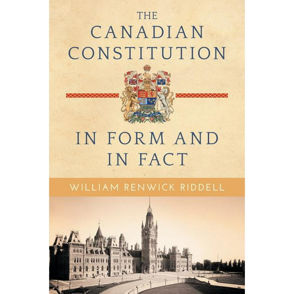 The Canadian Constitution in Form and in Fact - Walmart.com - Walmart.com