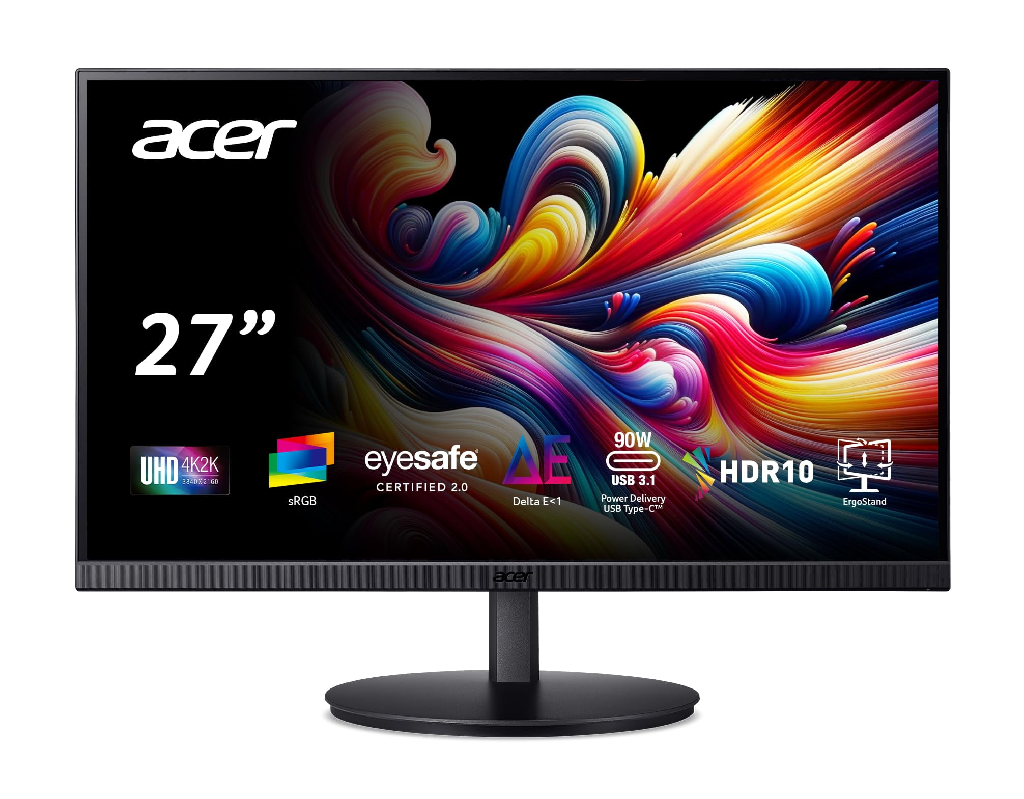 acer 27 Inch 4k IPS Monitor for Home, Office & Creators | 99% sRGB ...