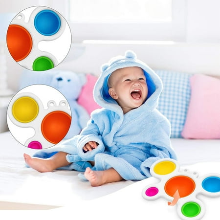 Magicfly Baby Fidget Simple Dimple Toy Crab Sensory Toys Silicone ...