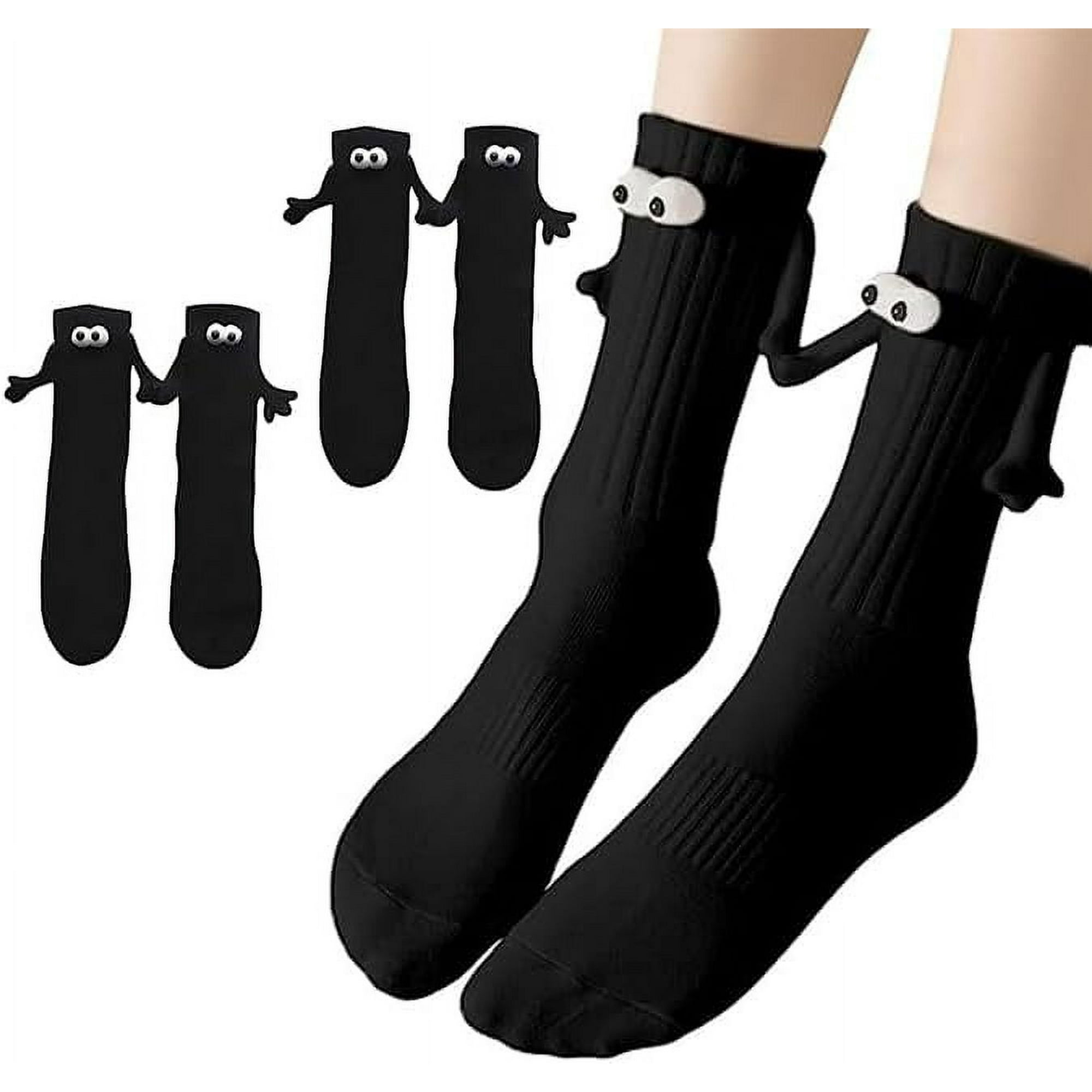 Click here for Ilanktozi Magnetic Holding Hands Socks Funny Socks... prices
