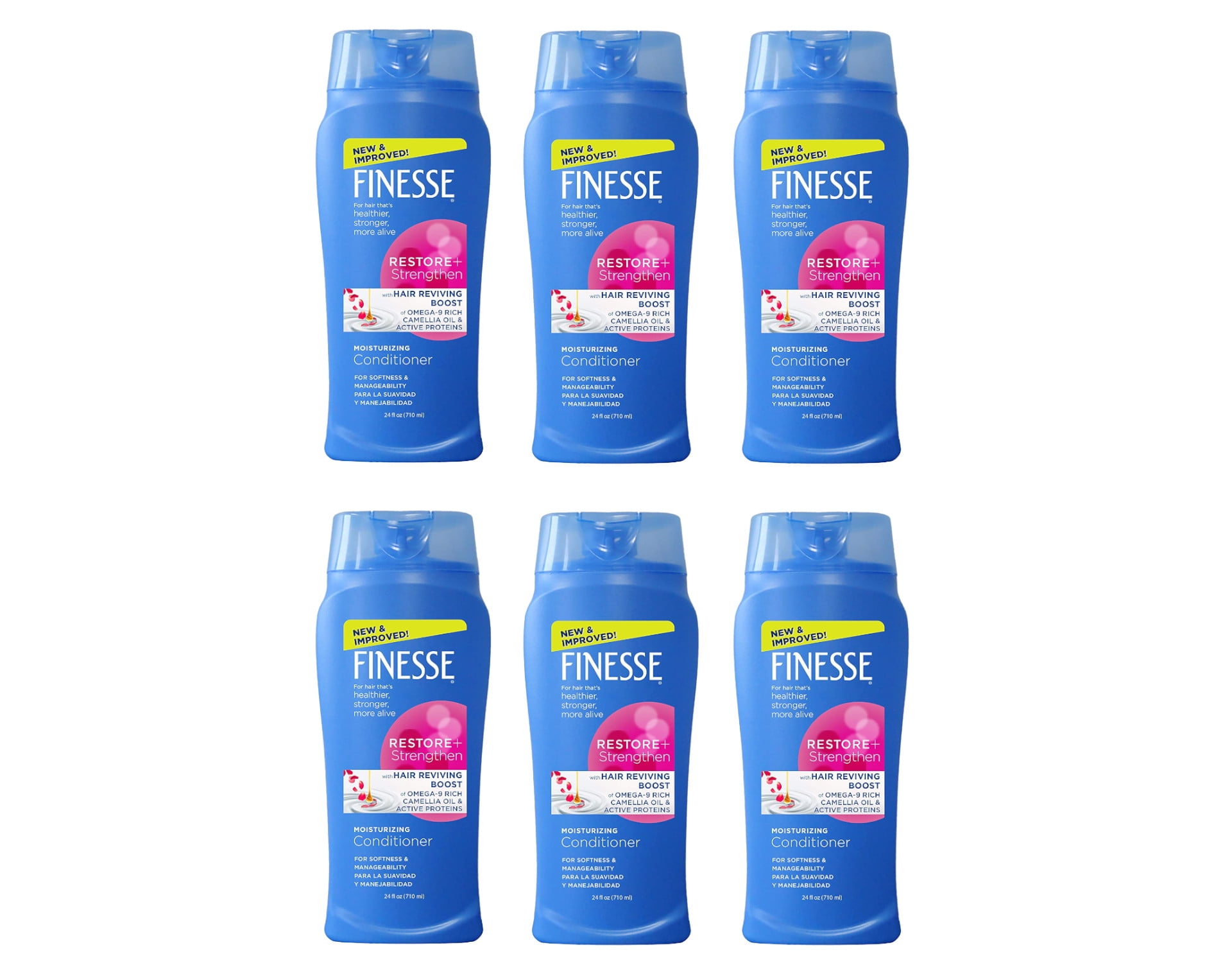 Finesse Moisturizing Conditioner 24 oz (Pack of 6) - Walmart.com