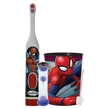 Oral-B Spiderman Kids Powered Electric Toothbrush, Extra Soft Tooth ...