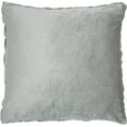 Nourison Life Styles Solid Light Grey Decorative Throw Pillow , 22" x ...
