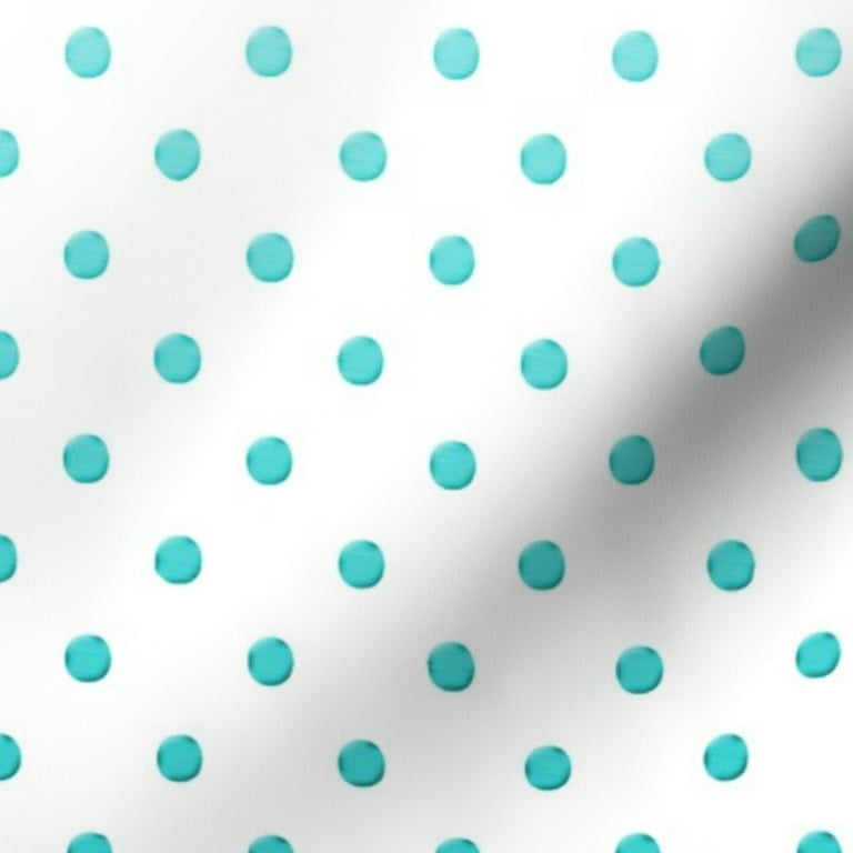 Turquoise Dot Fabric