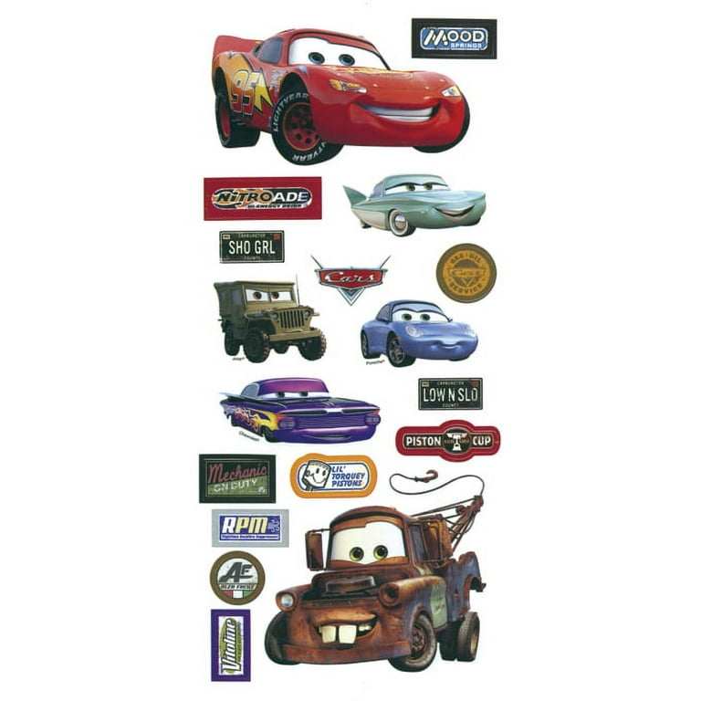 Disney Mcqueen Mater And Borders York Wallcoverings DK6117BD Walt