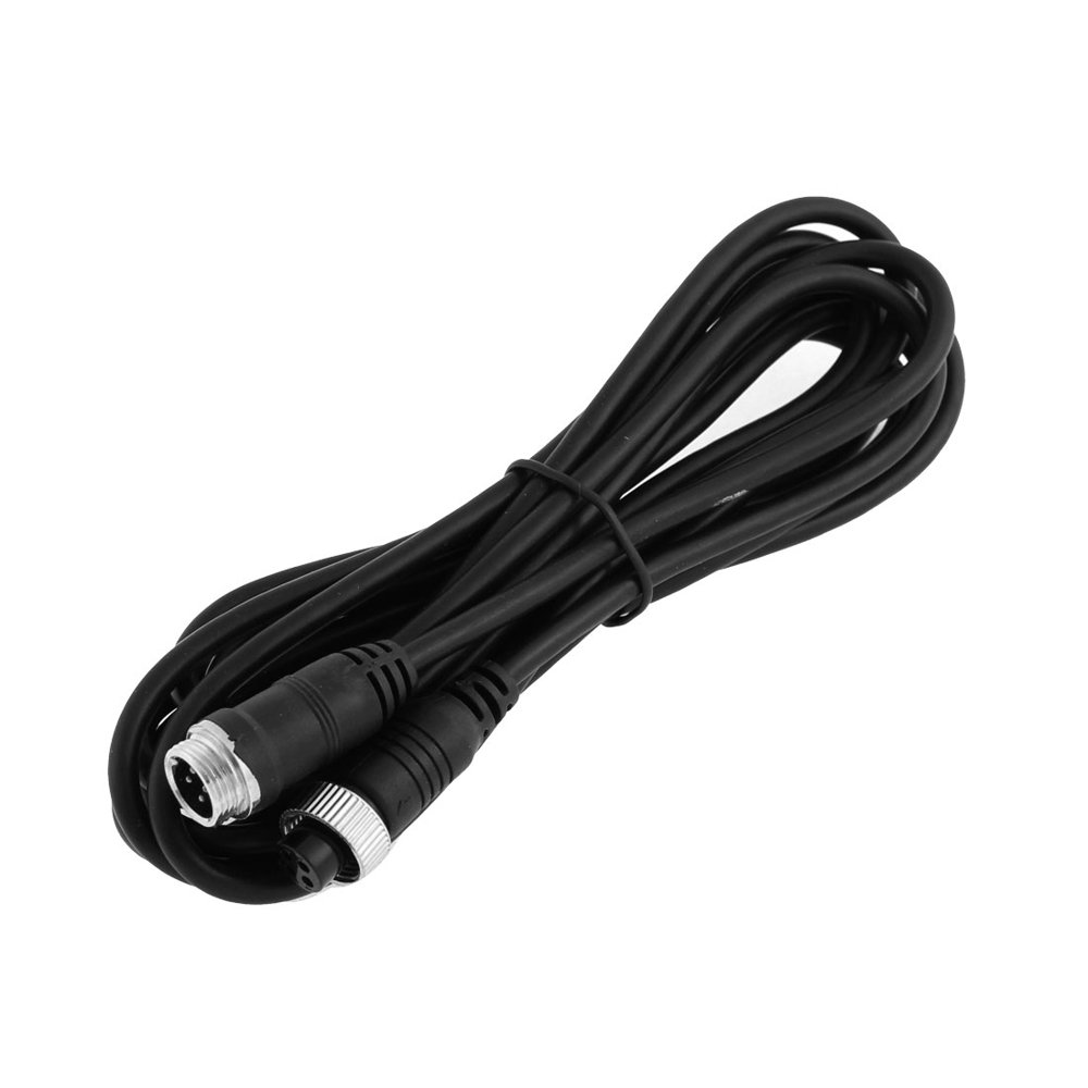 Unique Bargains Car Bus Monitor Camera Male to Female 4 Pin Video Power ...