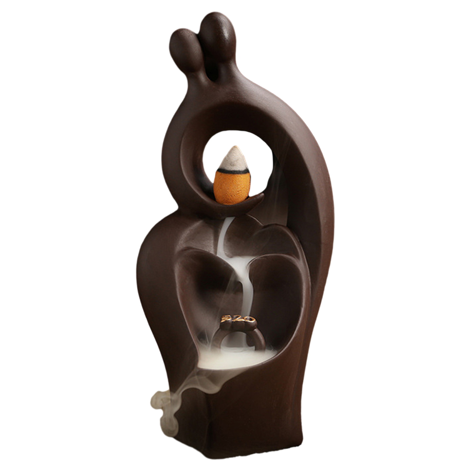 Hesroicy Hug Posture Backflow Burner Exquisite Carved, Stable Base ...