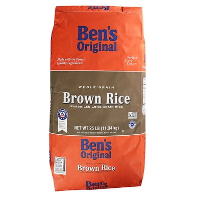 Ben's Original Whole Grain Brown Rice, 25 Pound - Walmart.com