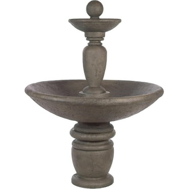 Solid Rock Stoneworks Extra Large 4 Tier Outdoor Garden Fountain - 70 ...