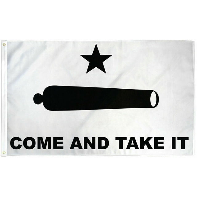 Gonzales Come And Take It Flag 3x5ft Battle Of Gonzales Texas Cannon