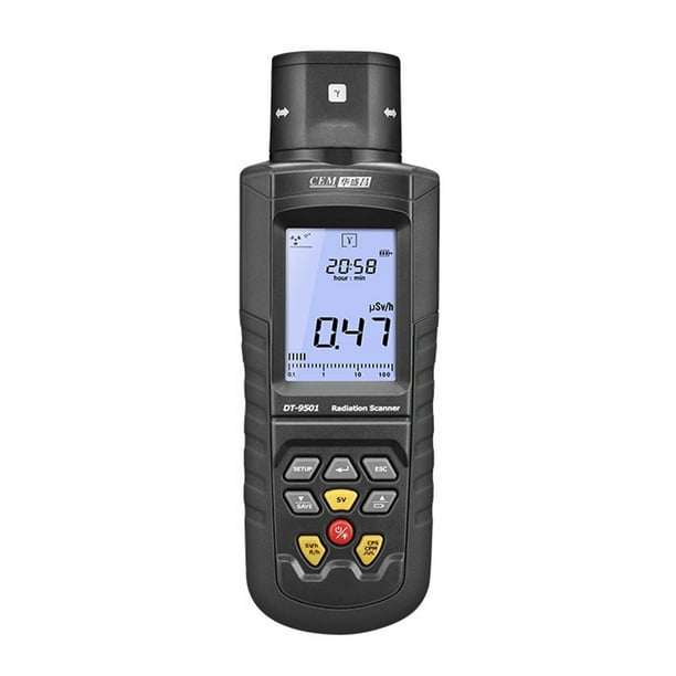 CEM DT-9501 Escáner de radiación digital multifuncional Reactor Geiger Counter Radiation ...