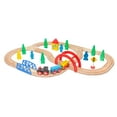 Maxim Kids Railway Wooden Train Set (40 Pieces) Play Train Set ...