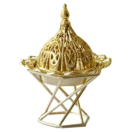 Middle Eastern Arab Golden Metal Incense Burner Mini Small Handheld ...