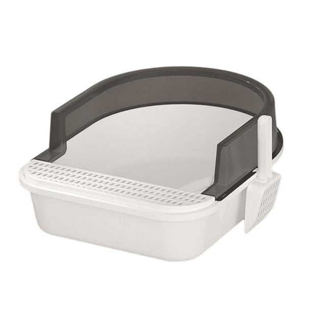 Cat Potty Toilet Cat Sand Box Container Kitten Litter Pan Durable S ...