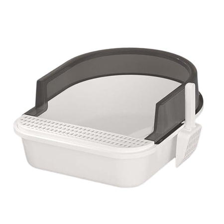 Cat Potty Toilet Cat Sand Box Container Kitten Litter Pan Durable S ...