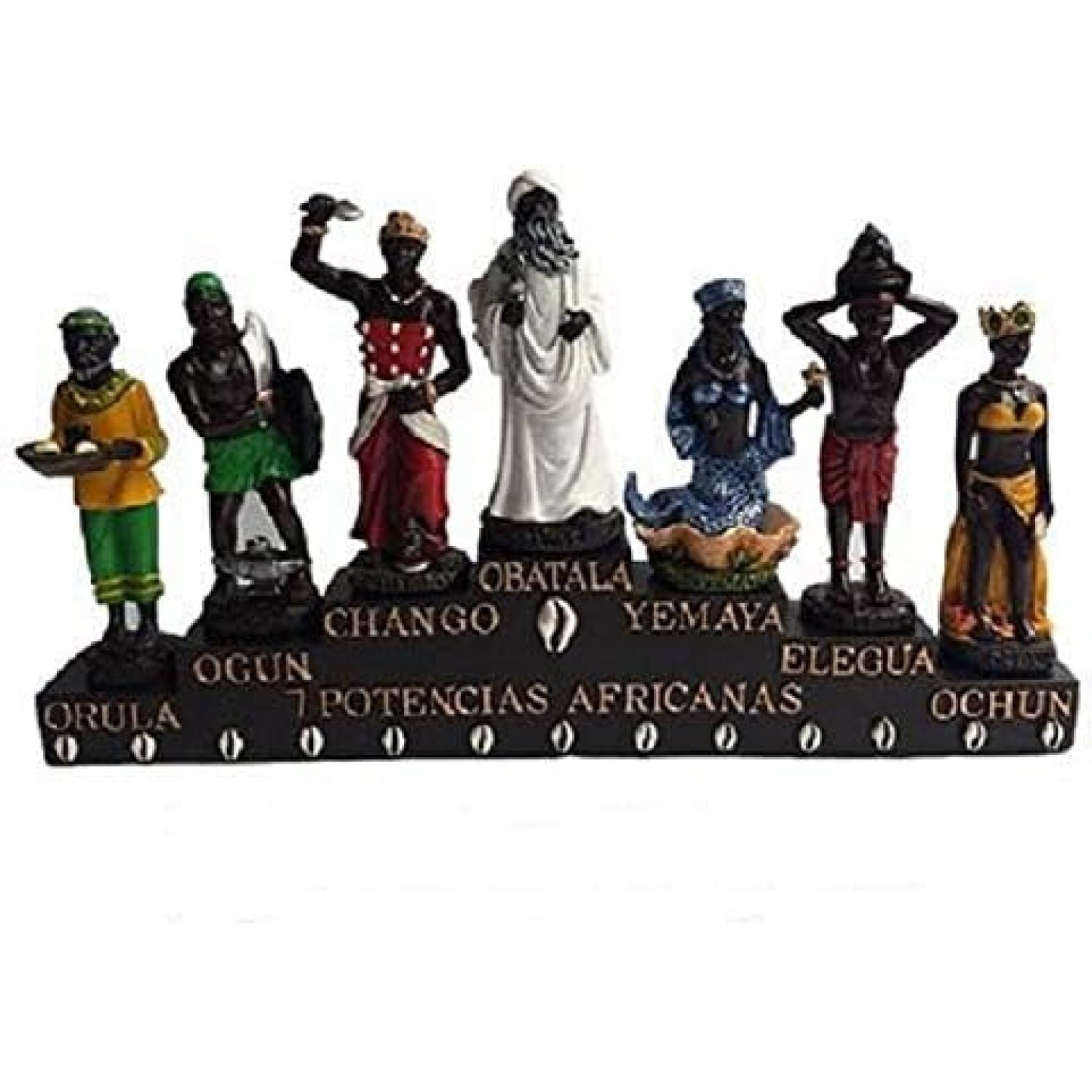 13.5" Seven African Powers Siete Potencias Africanas Oshun Yemaya Chango Ogun - Walmart.com