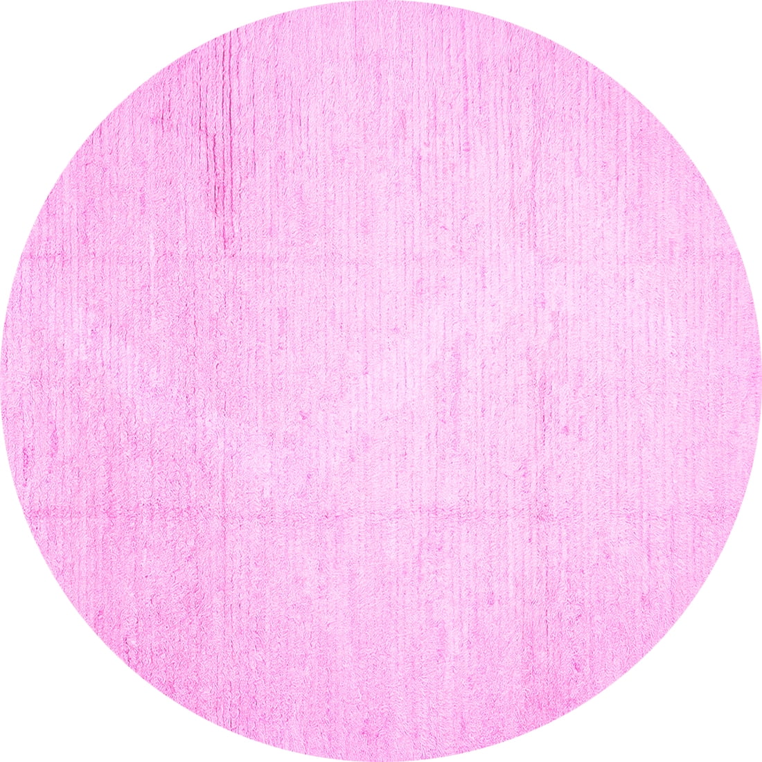 Ahgly Company Indoor Round Solid Pink Modern Area Rugs, 6' Round ...