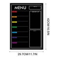 Ycolew Magnetic Menu Board for Kitchen Weekly Meal Planner and Grocery ...