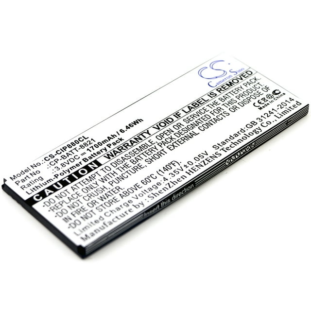 1700mAh CP-BATT-8821, GP-S10-374192-010H, 74-102376-01 Battery for ...