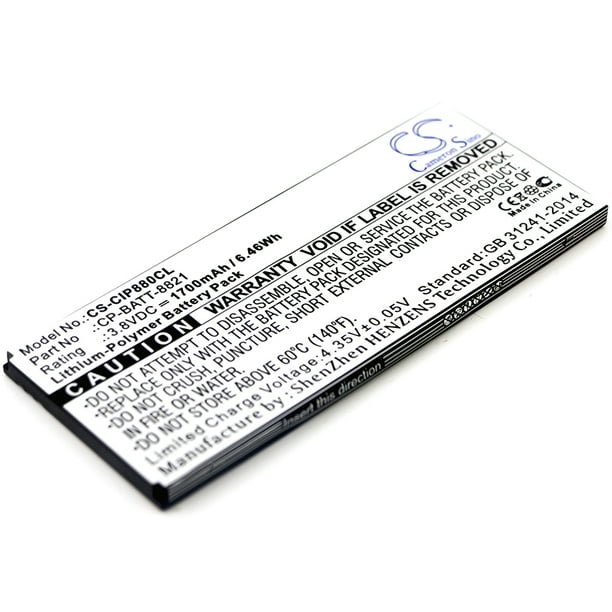 1700mAh CP-BATT-8821, GP-S10-374192-010H, 74-102376-01 Battery for ...
