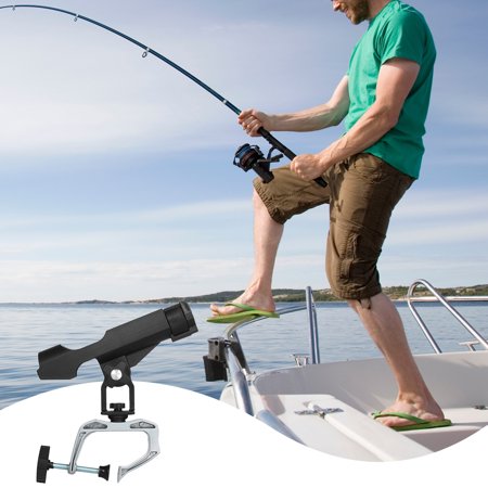 Fishing Rod Holder Adjustable Side-mounted 360 Degree Rotatable Classic ...