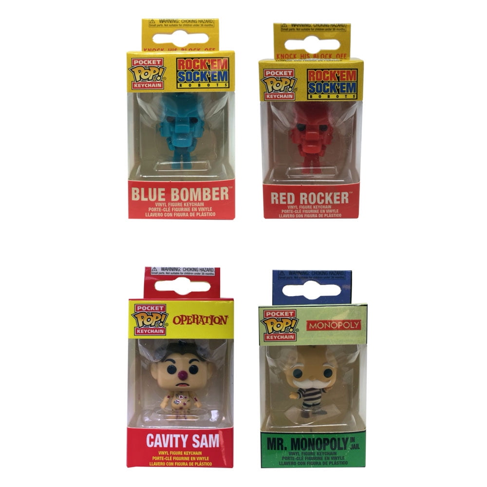 Funko Pocket POP! Keychain Figures - Retro Toys - SET OF 4 (Cavity Sam ...