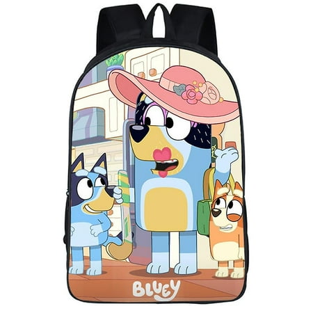 bluey student schoolbag large-capacity single-layer backpack ...