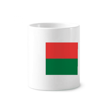 Madagascar National Flag Africa Country Toothbrush Pen Holder Mug Cerac ...