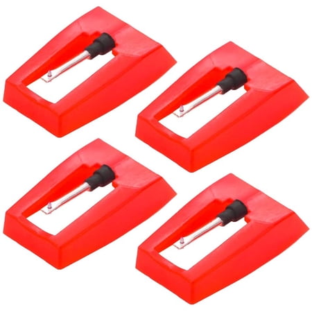 Record Player Needle, 4 Piece Diamond Replacement Stylus for Vinyl ...