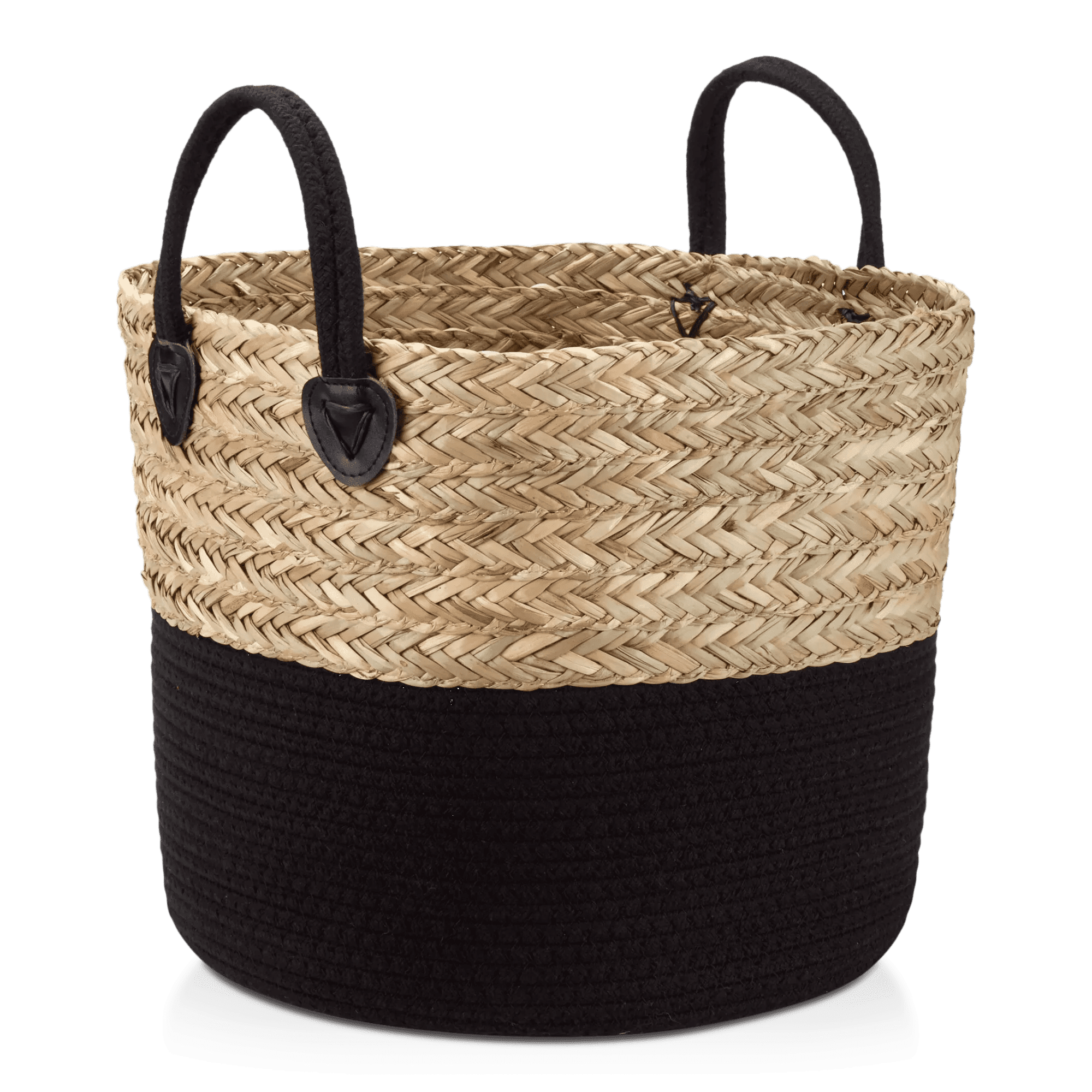 Click here for Bouclair Natural & Black Woven Seagrass And Cotton... prices
