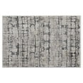 Crosshatch Grey High Low Indoor Area Rug - Stain-Resistant - 30 x 46 ...