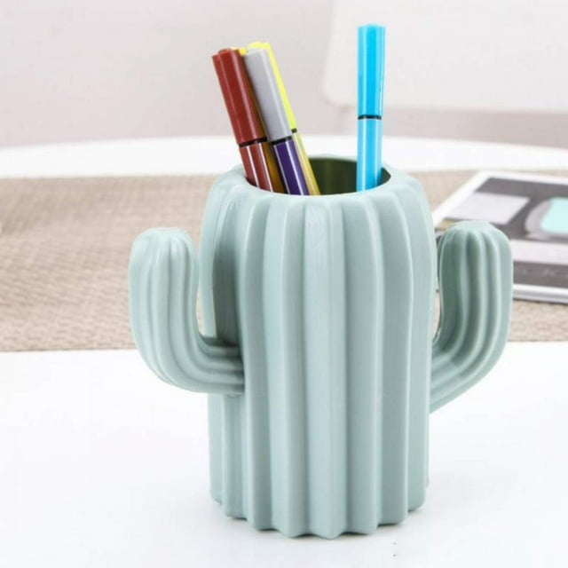 Pen Container Desktop Pen Container Storage Box Office Desk Decorative ...