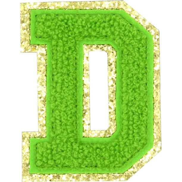 English Letter D Iron On Repair Patches Alphabet Sewing Appliques ...