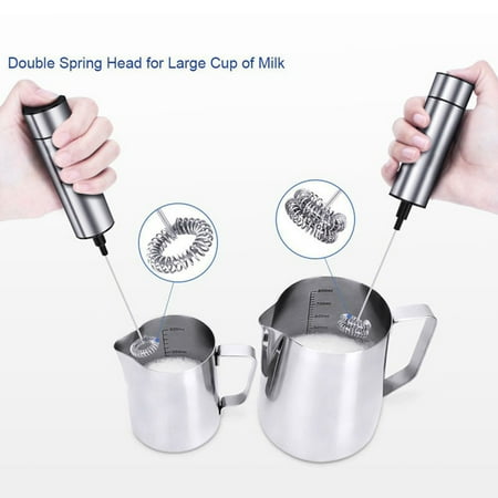 Stainless Steel Powerful Whisk Machine Electric Mini Milk Frother ...