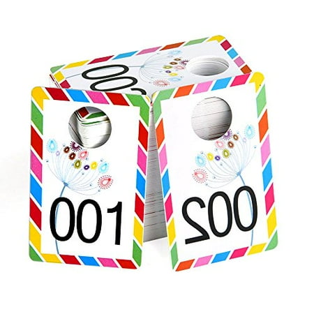 Kuuqa Large Size Version Live Sale Number Tags Plastic Check Number ...