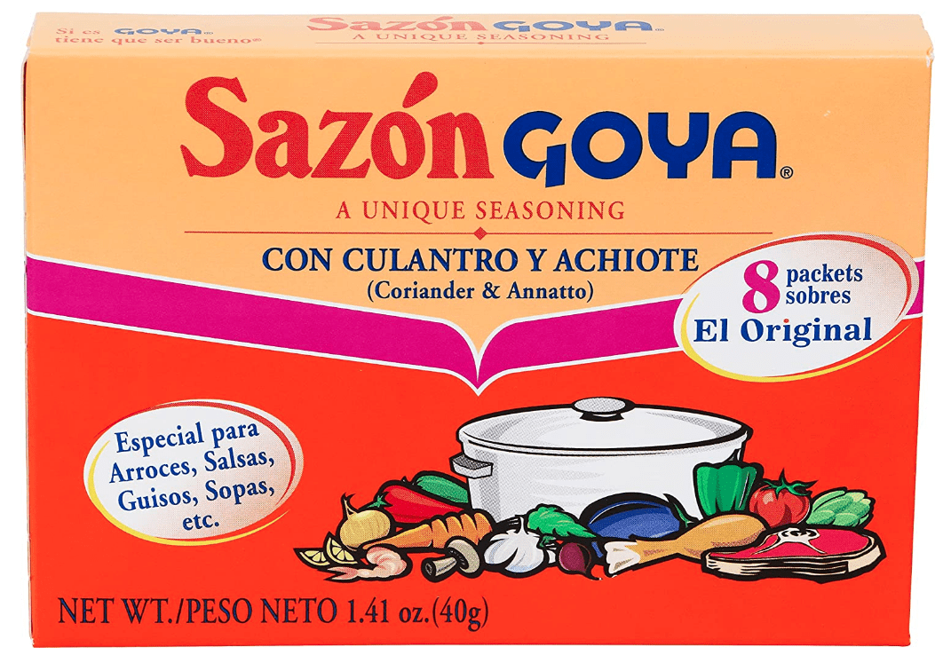 Goya Foods Sazon Seasoning with Coriander & Annatto, 1.41 Ounce (Pack ...