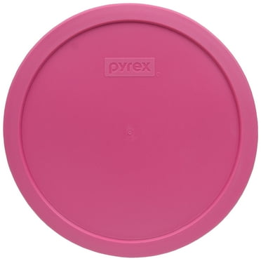 Pyrex 7403-PC Poppy Red Round Plastic Replacement Lid Cover (2-Pack ...