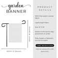 Bunny Garden Banner Moon Rabbit Flower Design Spring Summer Decor ...