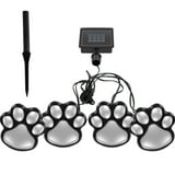 Eummy Paw Print Solar Lights 4 in 1 Waterproof Garden Lights LED Solar ...