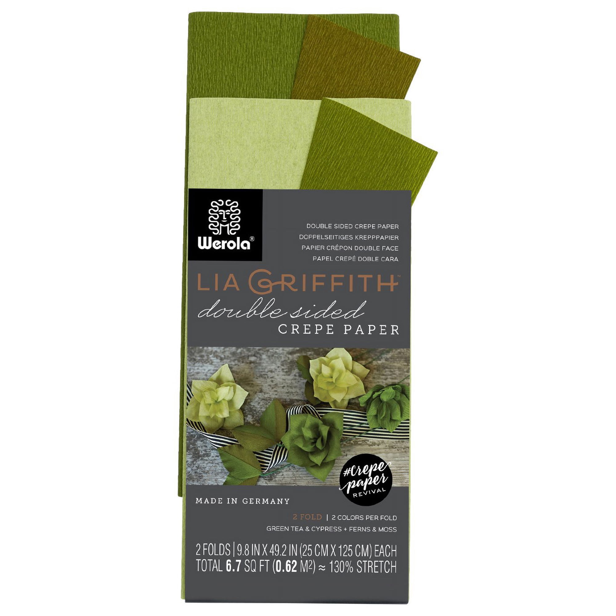 Click here for Lia Griffith Double Sided Crepe Paper Folds Roll 6... prices