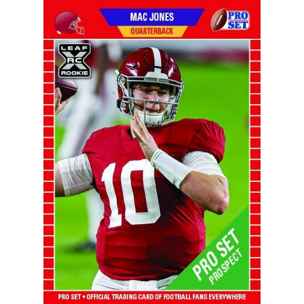 NFL 2021 Pro Set Football Mac Jones Trading Card [XRC Rookie Card ...