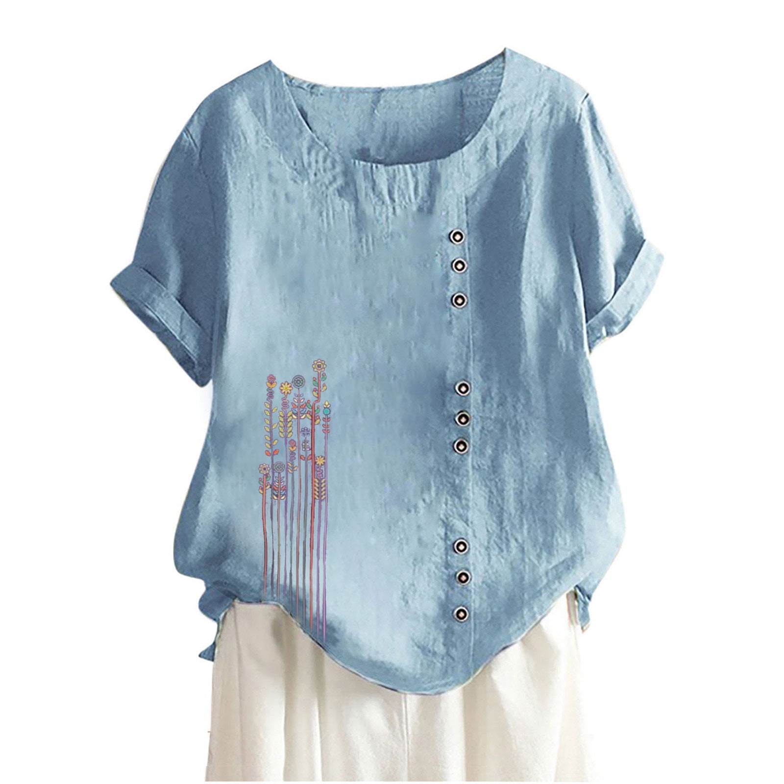 Click here for Unbranded Blouses For Women  Women Casual Cotton A... prices