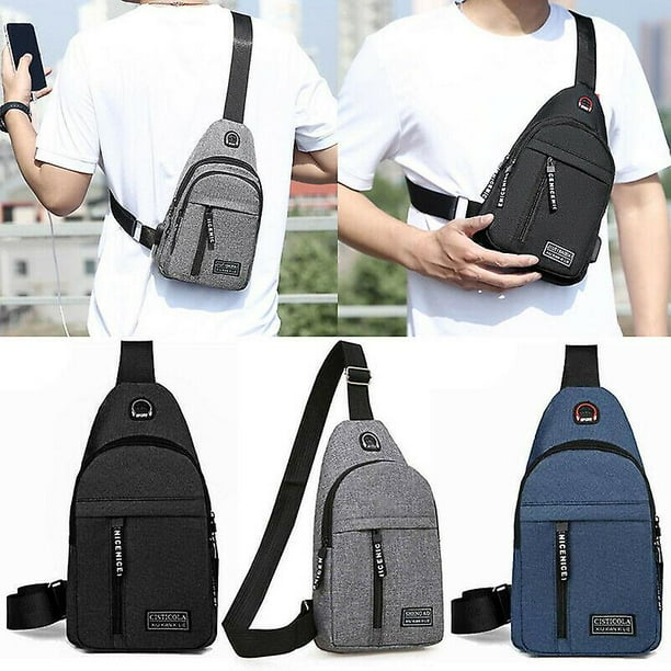 Small Chest Bag Pack Outdoor Travel Sport Shoulder Sling Backpack Cross ...