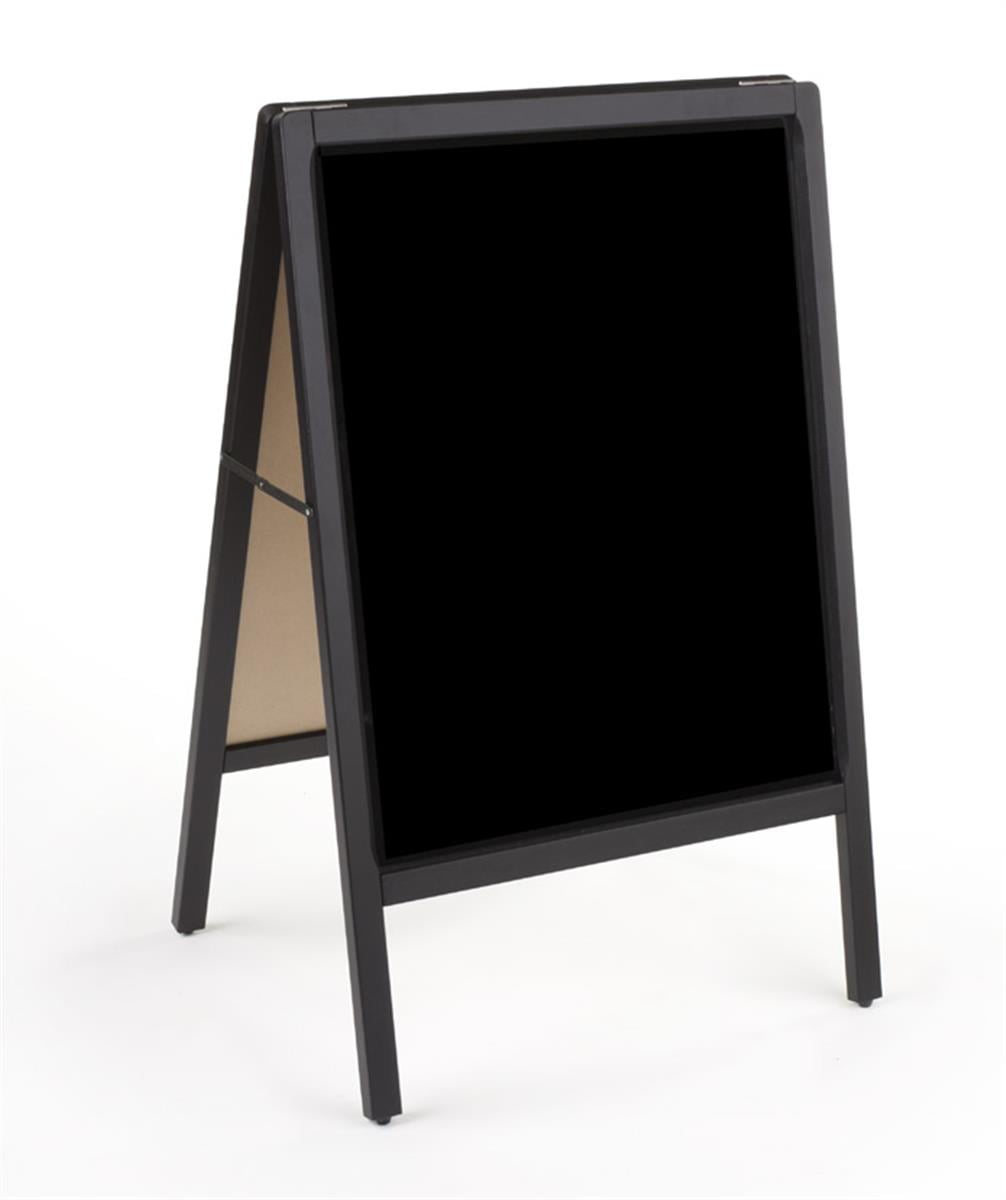 Sandwich Board with 22x28 Black Write-on Surface, Two-Sided Sidewalk ...