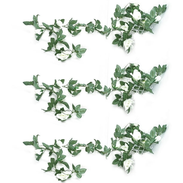 3 pieces of artificial flower rattan, wedding arch winding, rose rattan ...